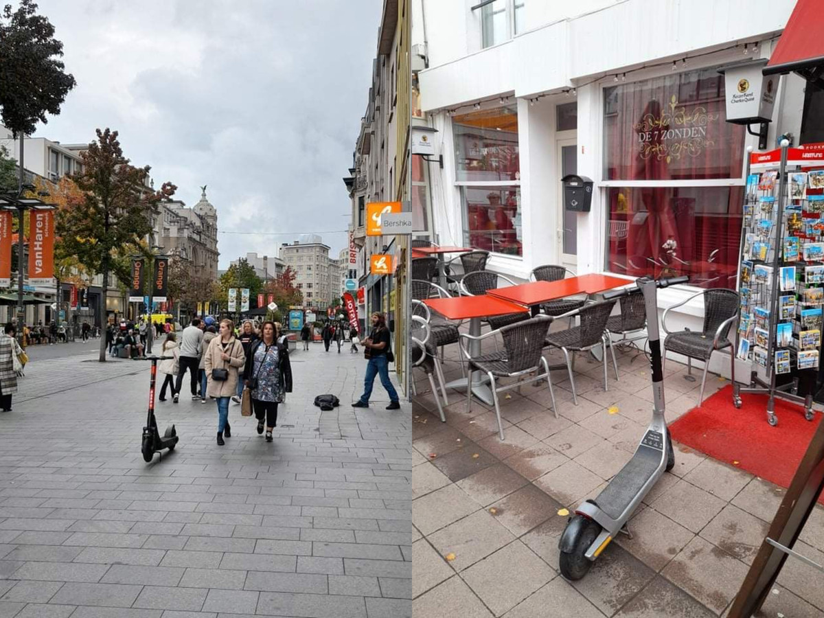 Collectief Tegen Deelsteps hekelt rondslingerende steps in Antwerpen ...