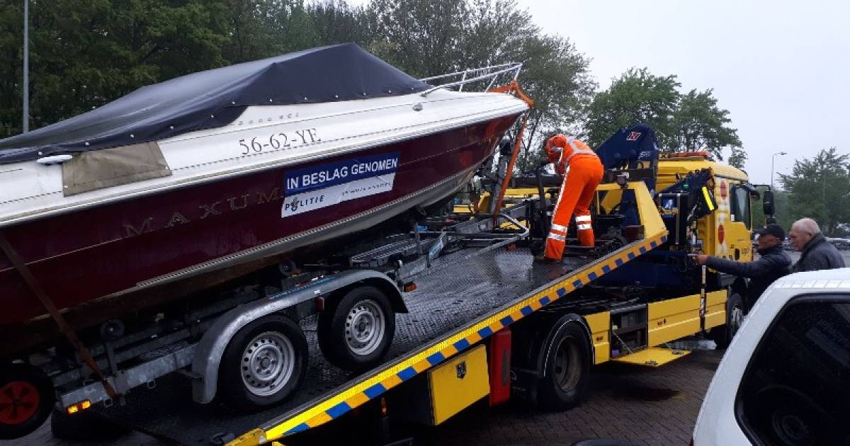 Vier dure auto's, twee jetski's en een speedboot in beslag genomen ...