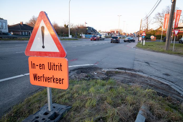 Kruispunt van Liersebaan met Vaartstraat wordt rotonde: voorbereidende werken starten op 19 ...