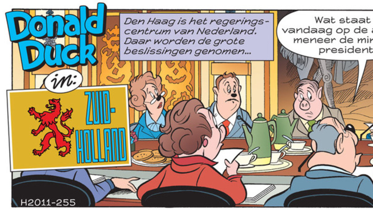 Mark Rutte speelt gastrol in de Donald Duck | De Volkskrant