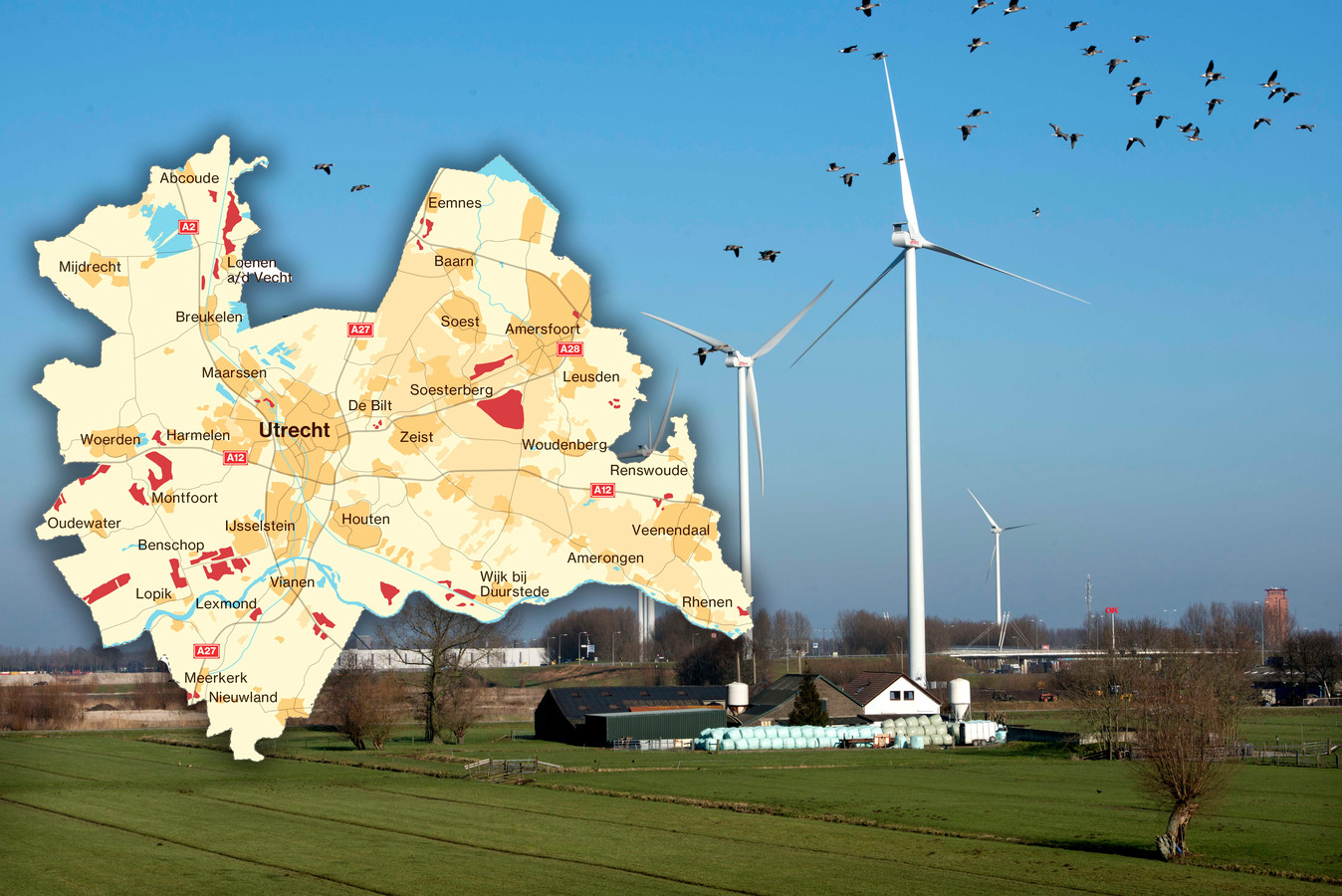 Waar komen de windmolens in provincie Utrecht? En hoe nu verder na ...