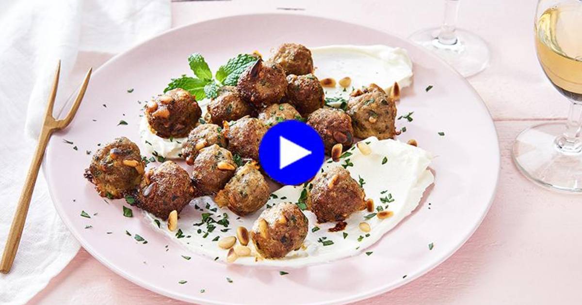 Viande hachée créative? Boulettes du Moyen-Orient au lebné libanais ...