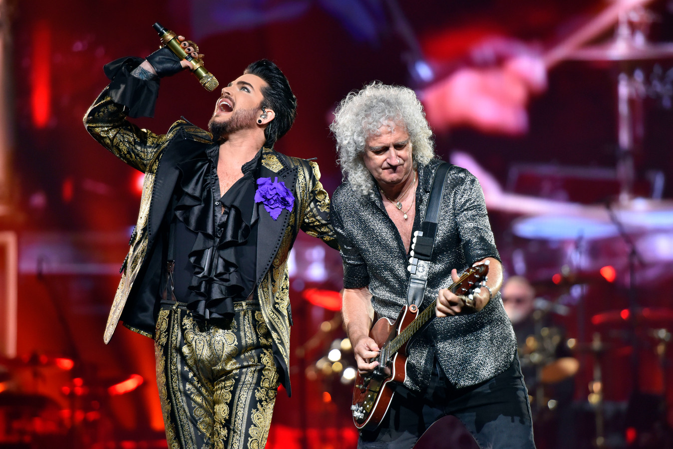 Queen werkt aan nieuw repertoire met Adam Lambert als frontman | Foto ...