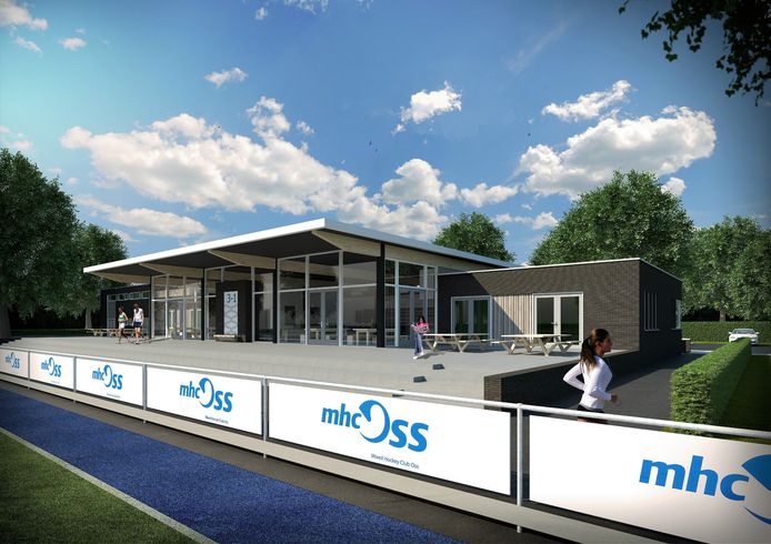 MHC Oss toont eerste schetsen langverwacht nieuw clubhuis | Oss | bd.nl