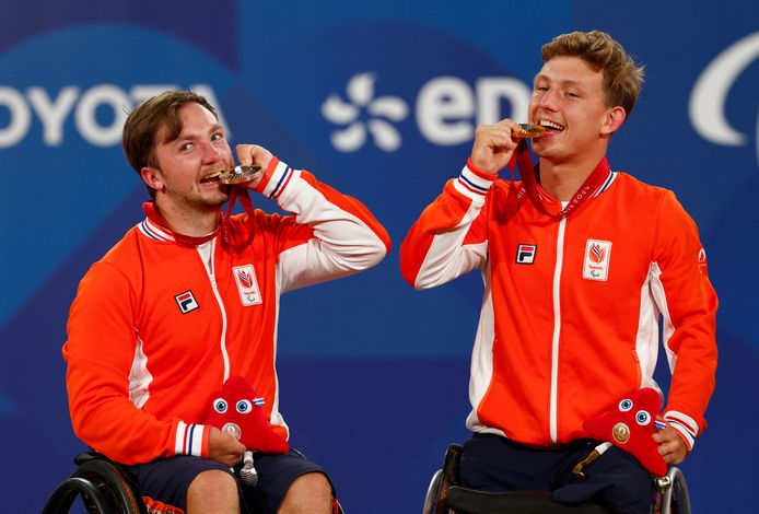 Rolstoeltennisser Vink pakt ten koste van dubbelpartner Schröder tweede ...