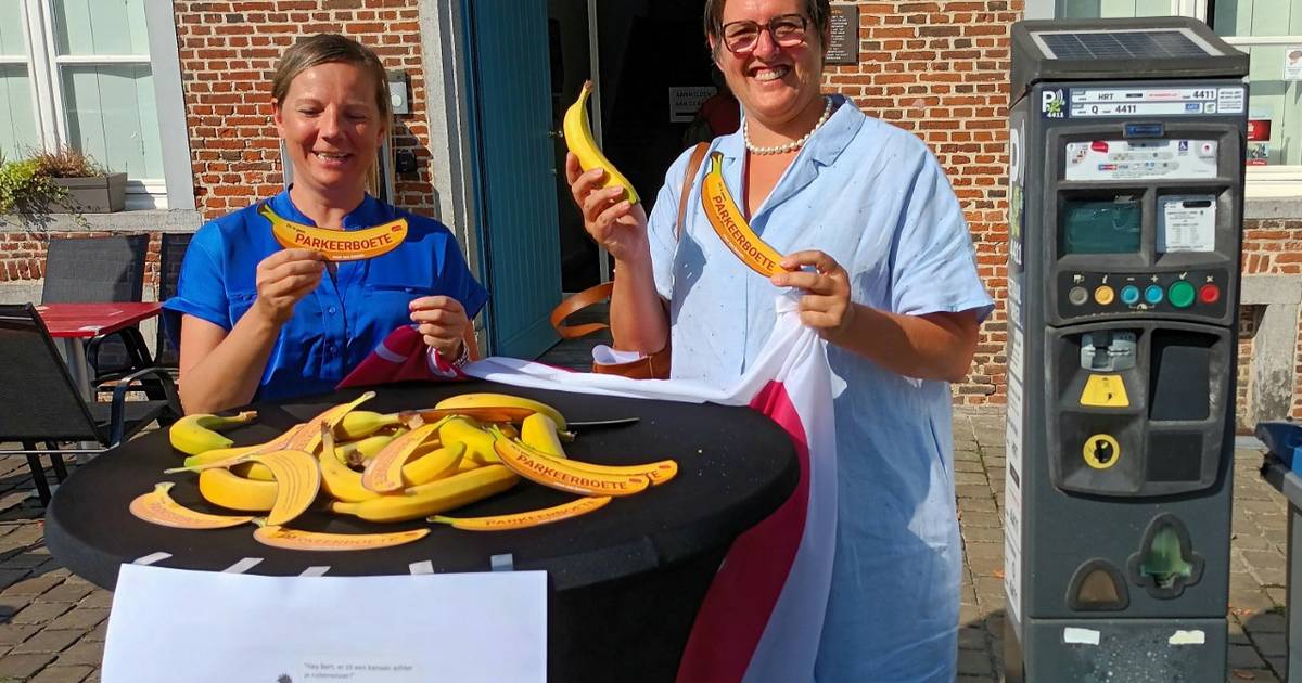 Kartonnen bananen moeten automobilisten waarschuwen: “Vanaf 1 september ...