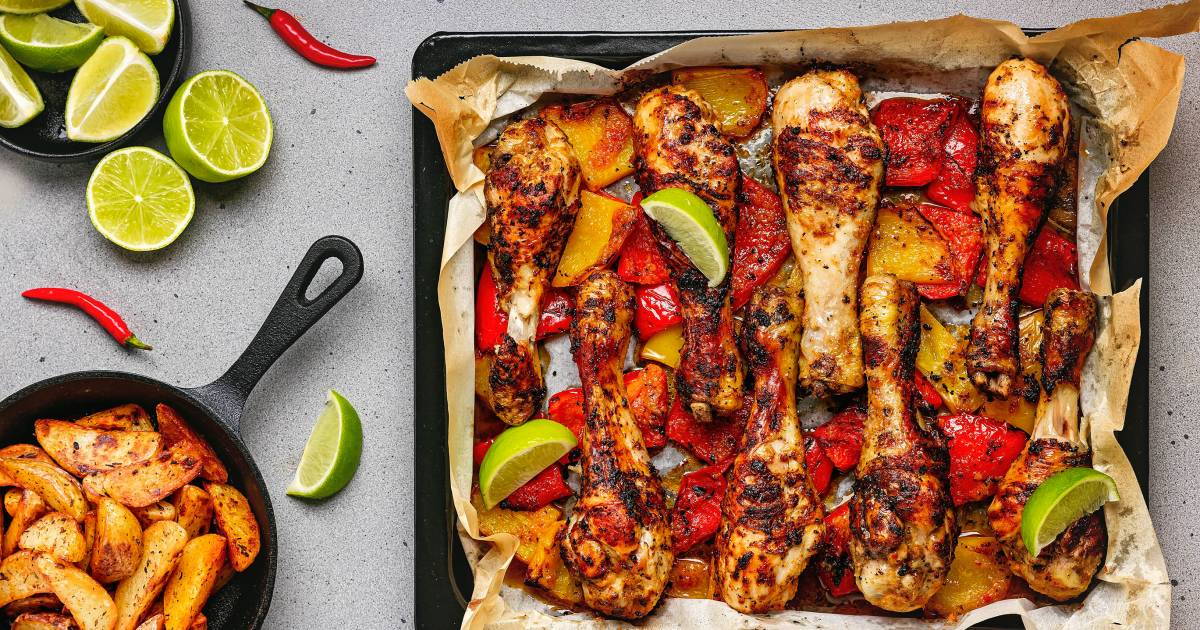 Wat Eten We Vandaag: Piri piri drumsticks met gegrilde paprika | Koken ...