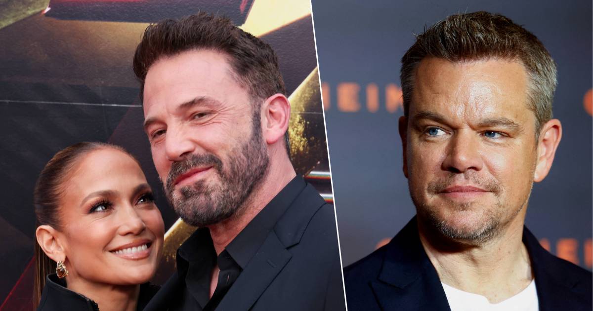Ben Affleck en Jennifer Lopez hielpen Matt Damon om vonk in “falende ...