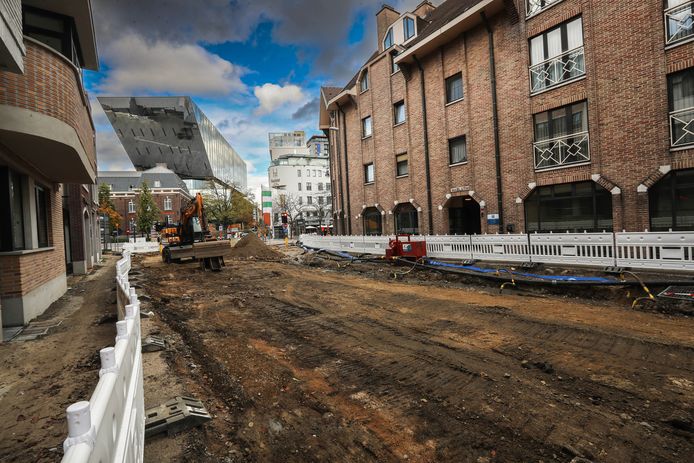 IN BEELD. Werken in Hasseltse Toekomststraat vangen aan | Hasselt | hln.be