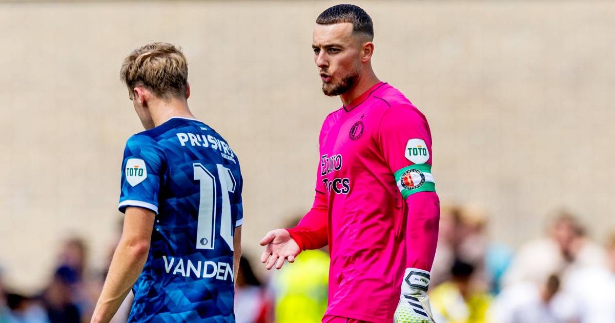 Justin Bijlow neemt verantwoordelijkheid bij Feyenoord: ‘Sta nu wél ...