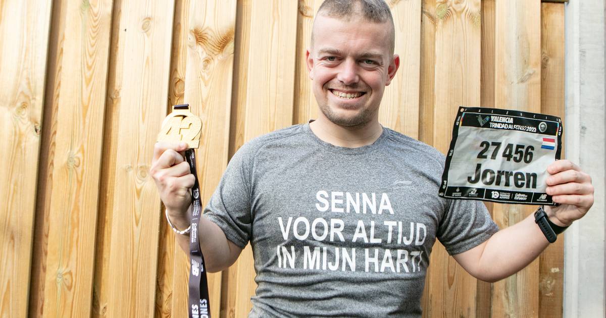 Jorren Snippe uit De Krim loopt duizenden euro’s binnen met zijn laatste marathon: ‘Mijn moeder ...
