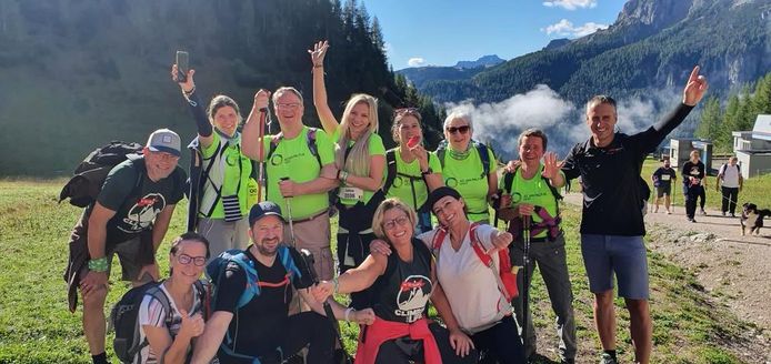 Medewerkers AZ Jan Palfijn bedwingen de Dolomieten voor het goede doel ...