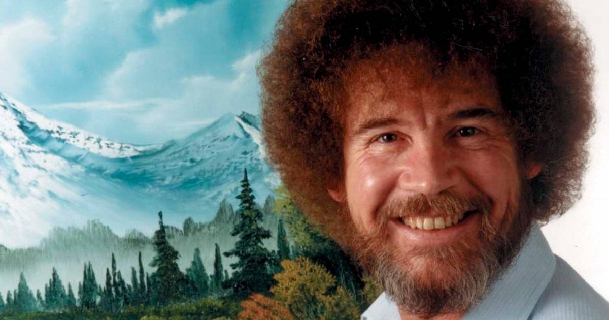 Kroeshaar van kunstschilder Bob Ross was permanentje | Show | AD.nl
