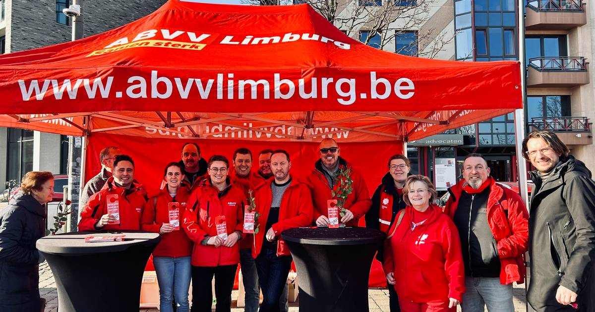 ABVV Limburg voert actie tijdens Hasseltse markt op Valentijn: “Hoge ...