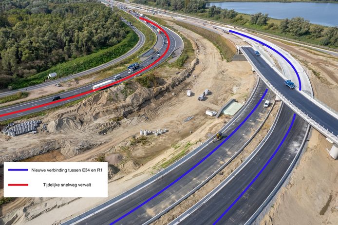 Nieuwe snelwegen Linkeroever en Zwijndrecht nu écht bijna klaar: dit ...