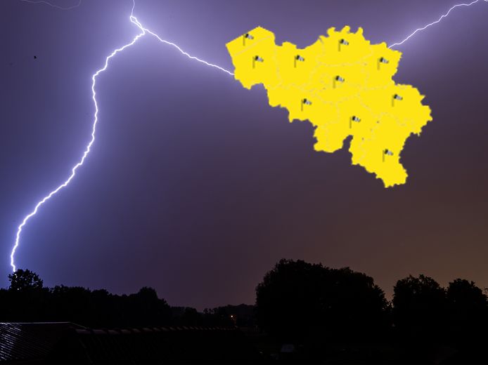 KMI waarschuwt met ‘code geel’ voor wind, met kans op onweer en intense ... KMI waarschuwt met ‘code geel’ voor wind, met kans op onweer en intense ...