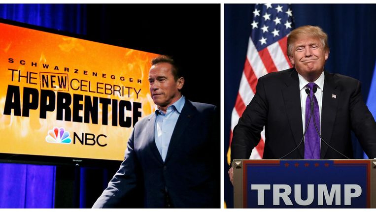 "Kijkcijferkanon" Trump blaast "Terminator" Schwarzenegger weg