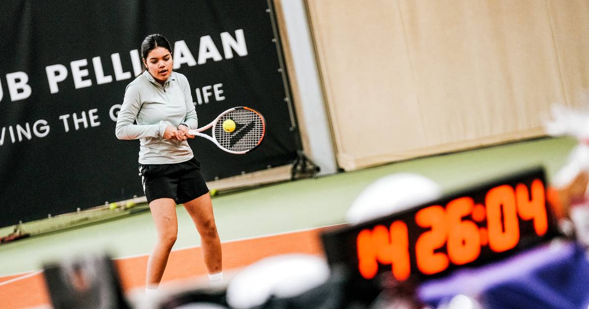 24 uur tennissen valt vies tegen, maar levert wel ruim 4000 euro op ...