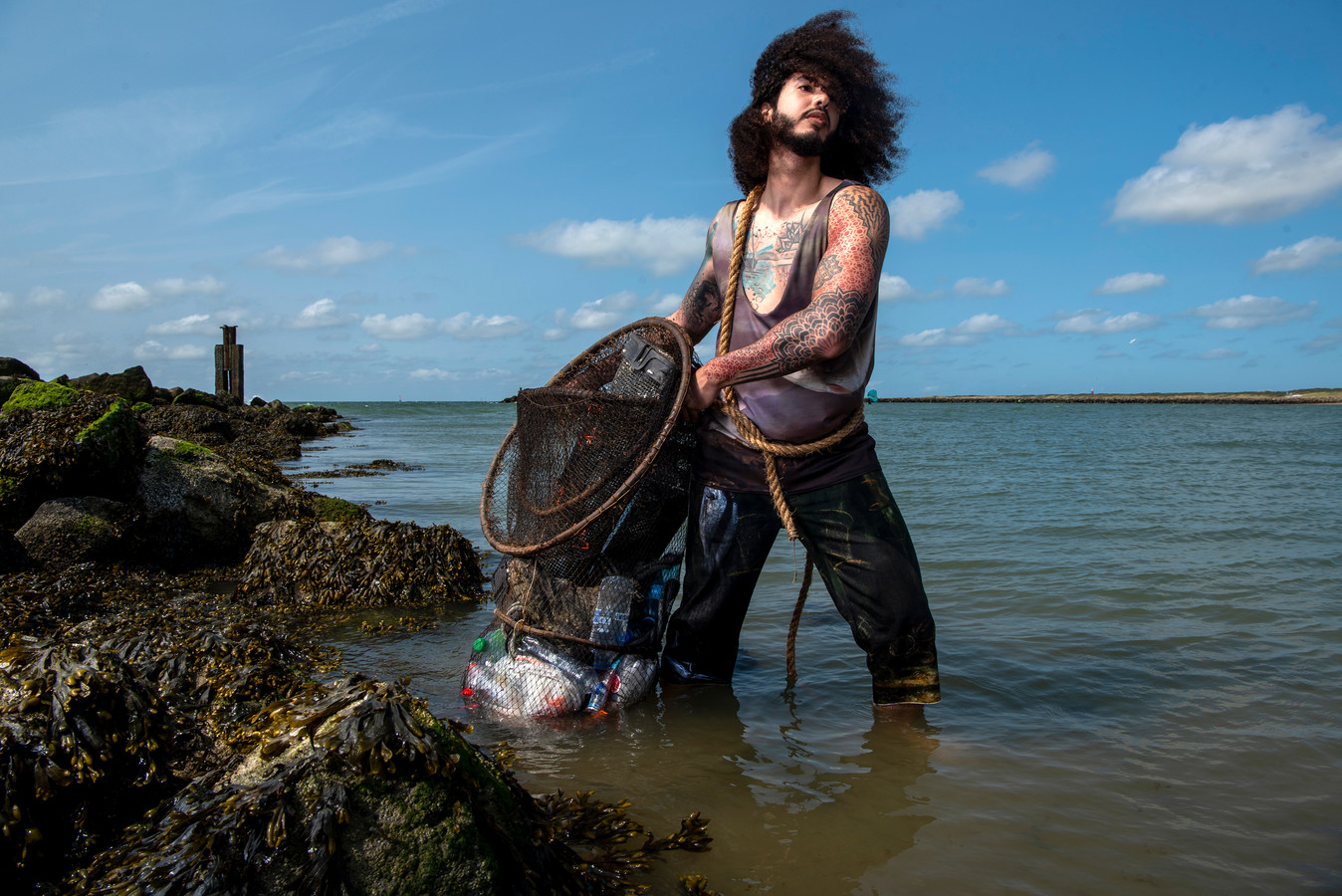 Afval van de Schouwse kust op zijn zeventiende-eeuws vastgelegd: Hans ...