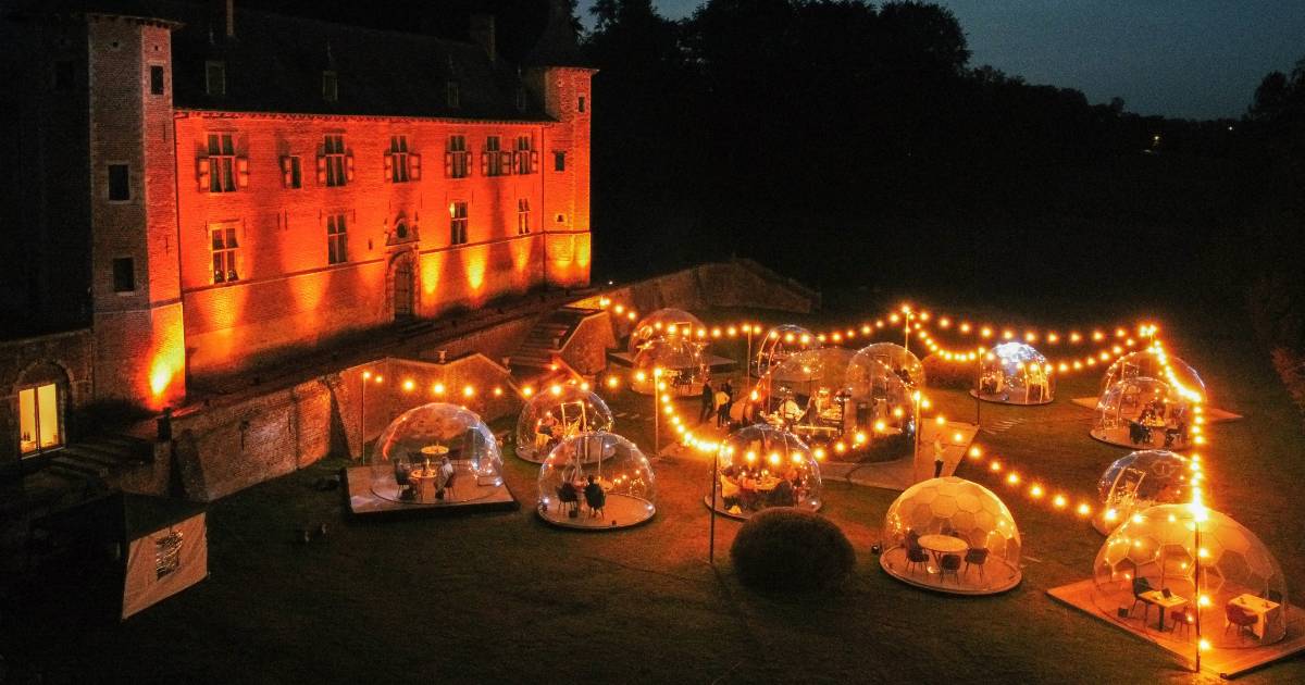 Un dîner sous bulle et avec vue: expérience culinaire unique au château ... Un dîner sous bulle et avec vue: expérience culinaire unique au château ...