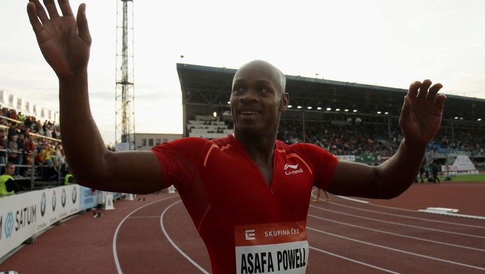 Asafa Powell wint 100 meter twee keer in Ostrava | Meer Sport | hln.be