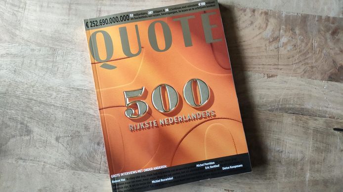 Dit zijn de rijkste inwoners van onze regio volgens de Quote 500 ...