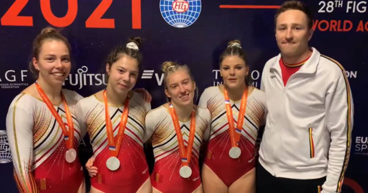 Belgische turnsters veroveren zilver op WK tumbling: “Dit hadden we ...