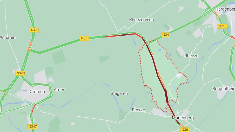 Veel schade, maar geen gewonden bij ongeluk op N36 bij Mariënberg: weg ...