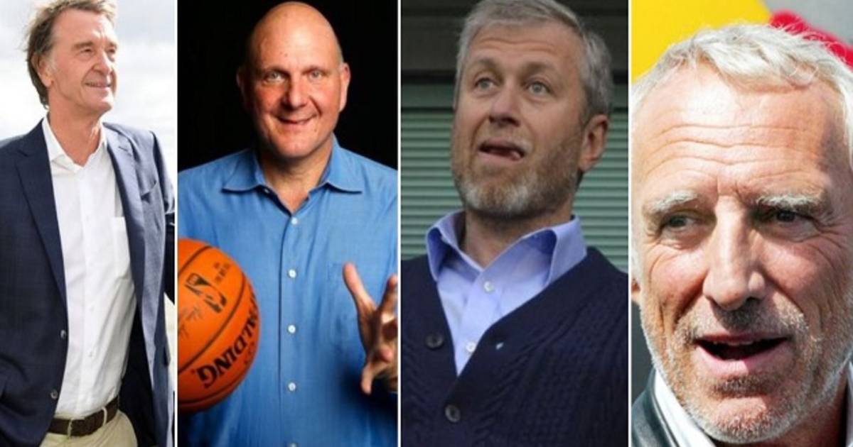 Dit zijn ‘s werelds 10 rijkste eigenaars van sportclubs, met de nieuwe ...