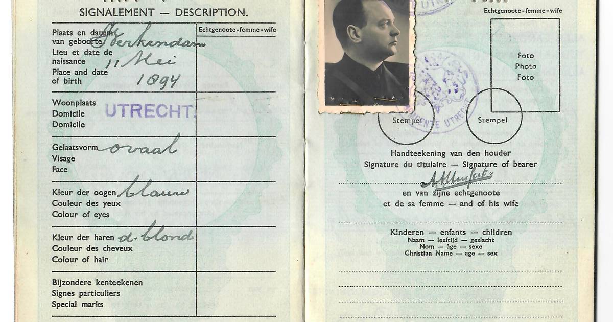 Zoekgeraakte paspoort van NSB-leider Anton Mussert duikt op: ‘document ...