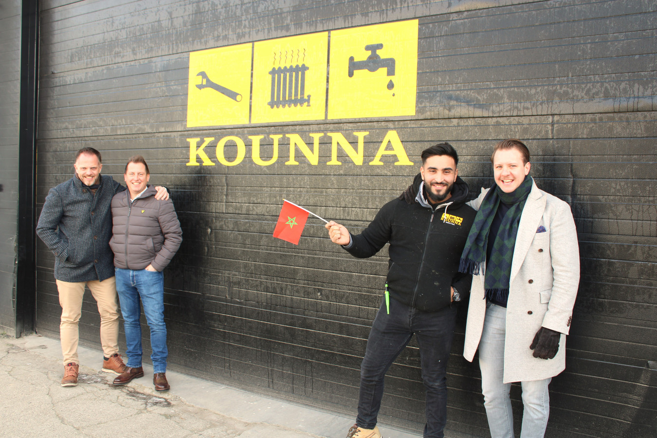 Marokkaanse halve finale op groot scherm te volgen bij Sanitair Kounna ...