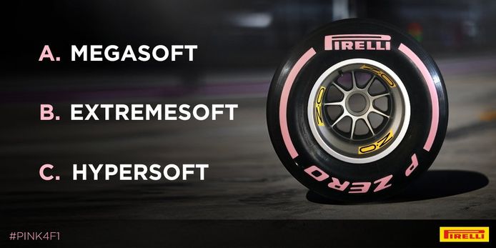 Volgend jaar een nieuwe band in de F1: megasoft, hypersoft of extreme ...