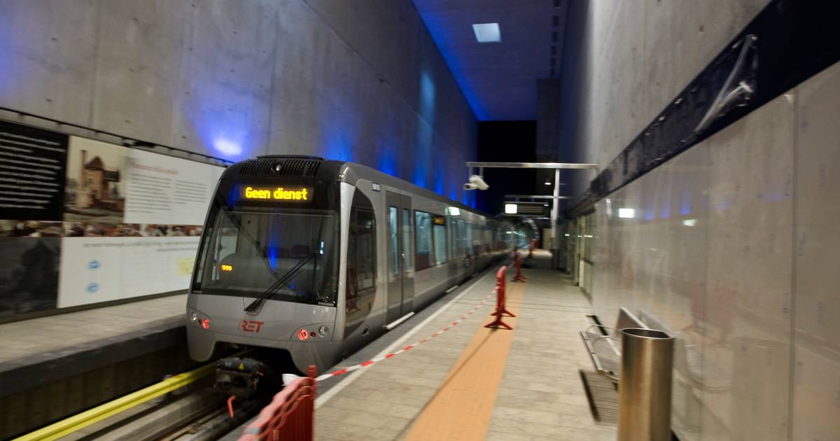 Werkzaamheden aan metrospoor tijdens Pasen | Rotterdam | AD.nl
