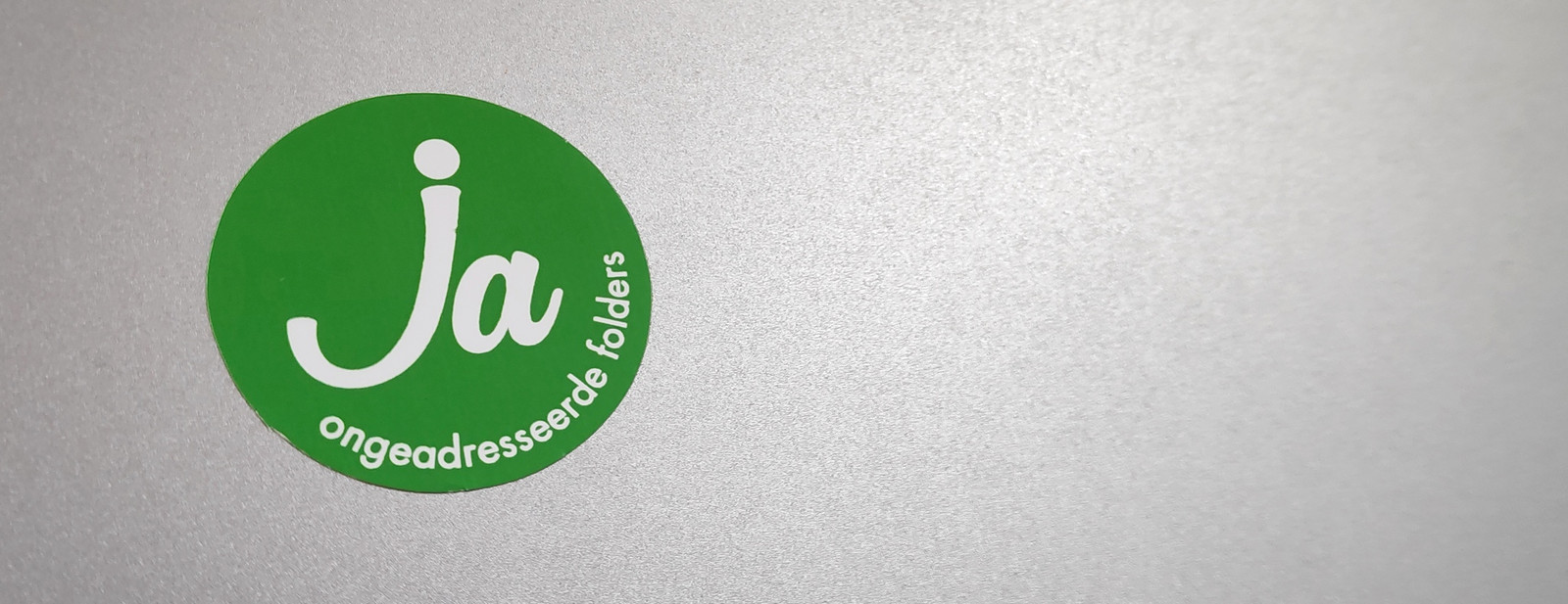 Ja-sticker in Deventer vanaf 1 januari, voor wie nog wél reclame door ...