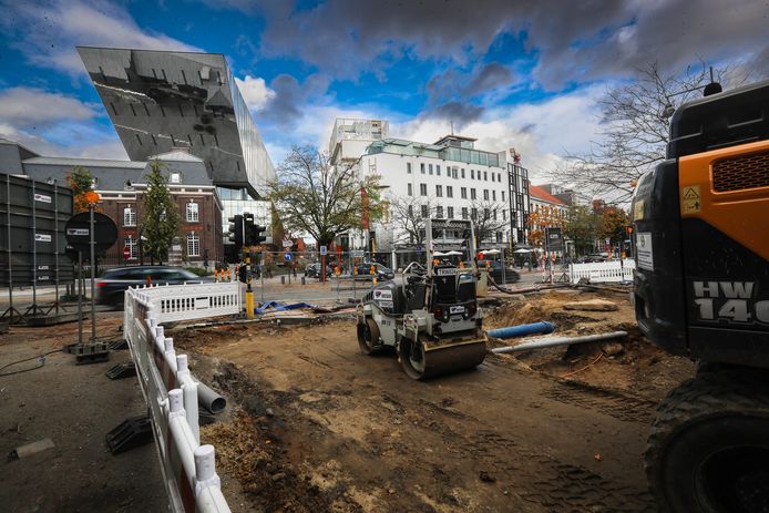 IN BEELD. Werken in Hasseltse Toekomststraat vangen aan | Hasselt | hln.be