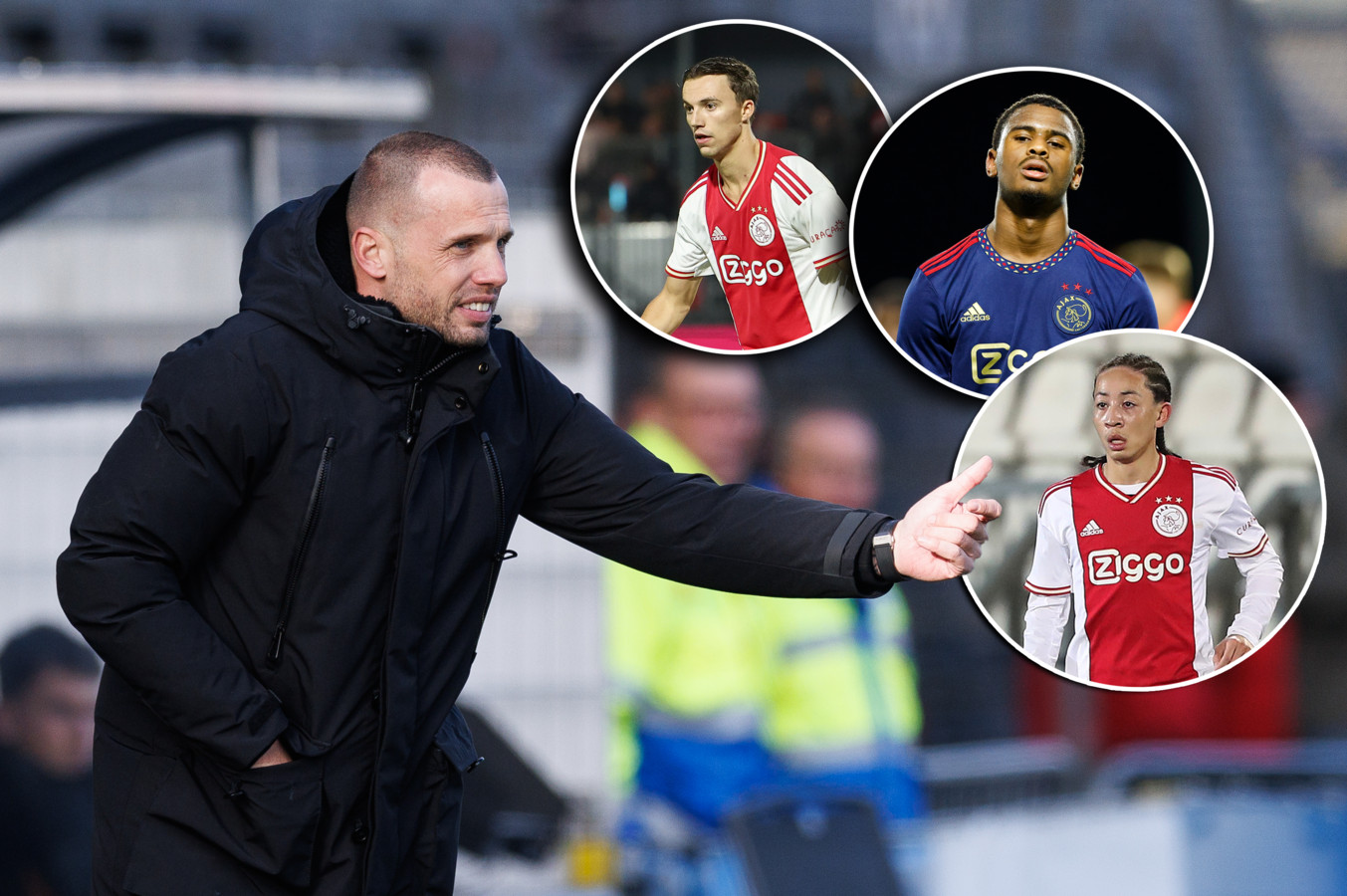 Ajax-talenten staan te trappelen naast John Heitinga: ‘Technisch vaak ...