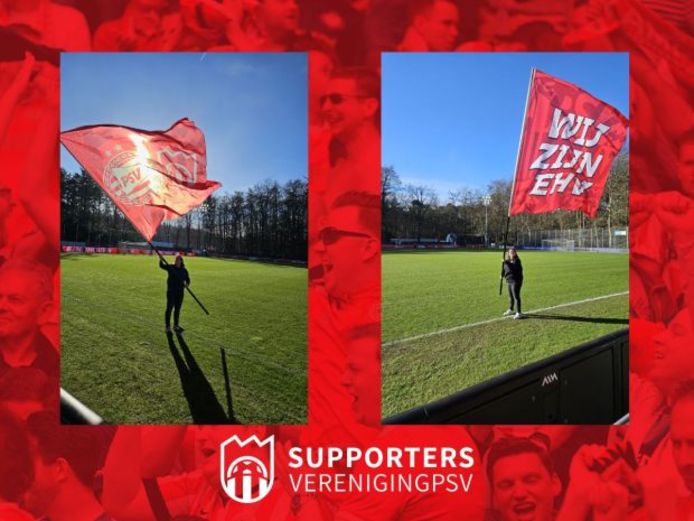 Gloednieuwe PSV-vlaggen gejat van De Herdgang: ‘Er is beeld en je bent ...