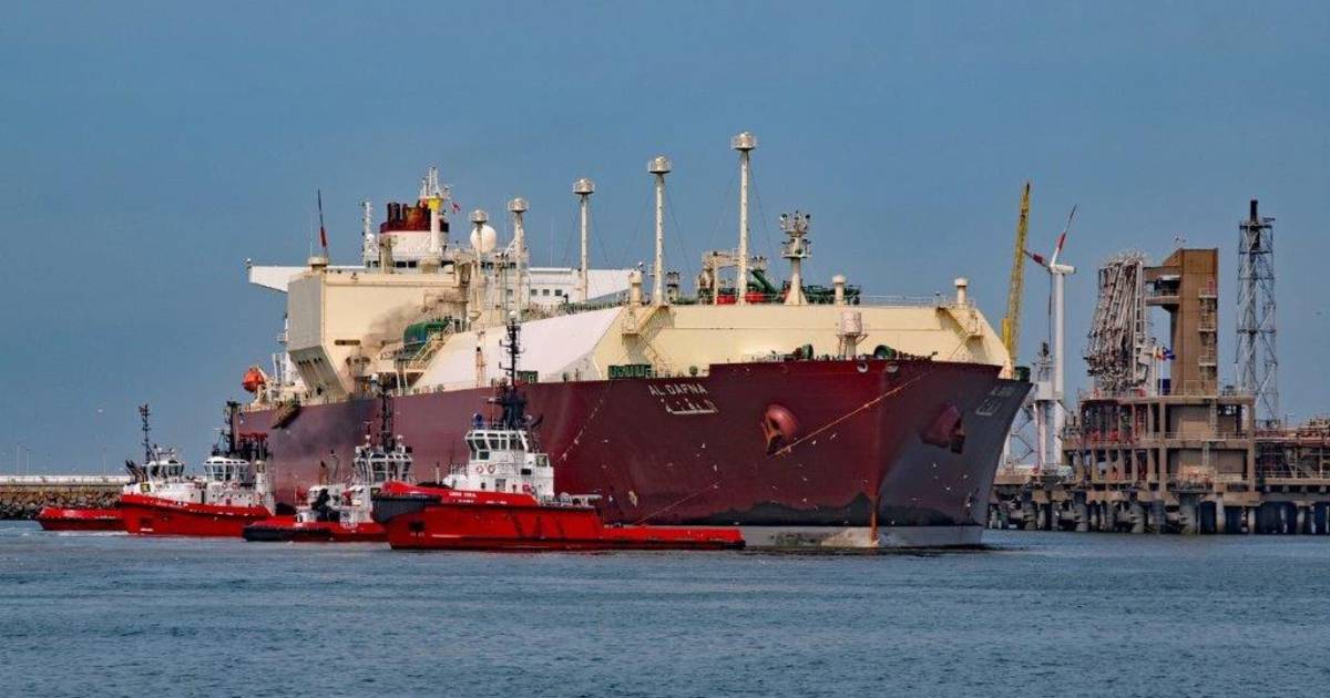 Zeebrugge ontvangt voor het eerst grootste gastanker ter wereld ...