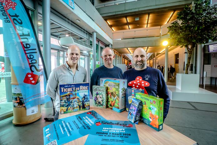 Speelparadijs tijdens allereerste West-Vlaamse ‘spellenbeurs’ in Brugge: “Echt een belevingsdag ...