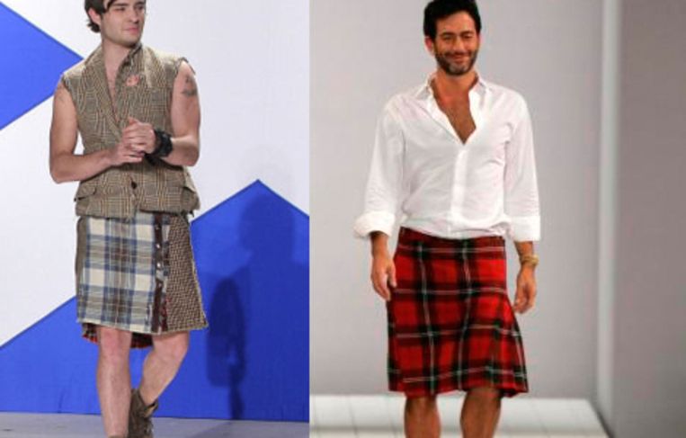 Rokken voor mannen blijven trendy | De Morgen