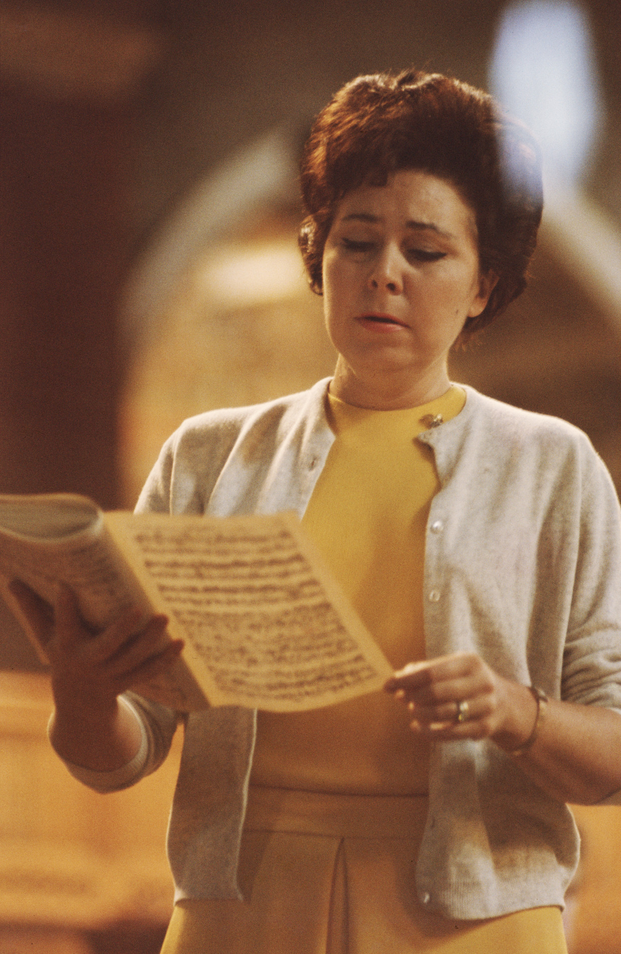 Operazangeres Christa Ludwig had een stem met een klaroenachtig randje ...