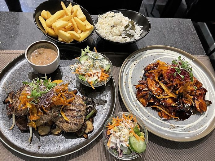 RESTOTIP. The Golden Olive: afgewerkte gerechten in een fancy interieur ...