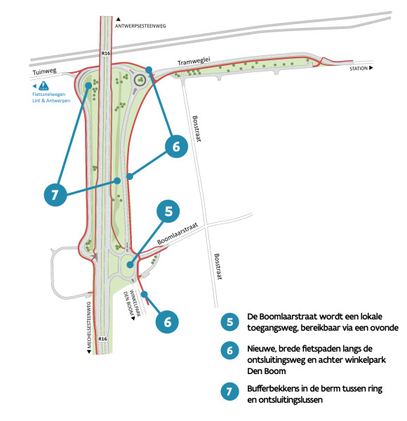 Voorbereidende werken voor aanleg nieuwe ontsluitingsweg ...