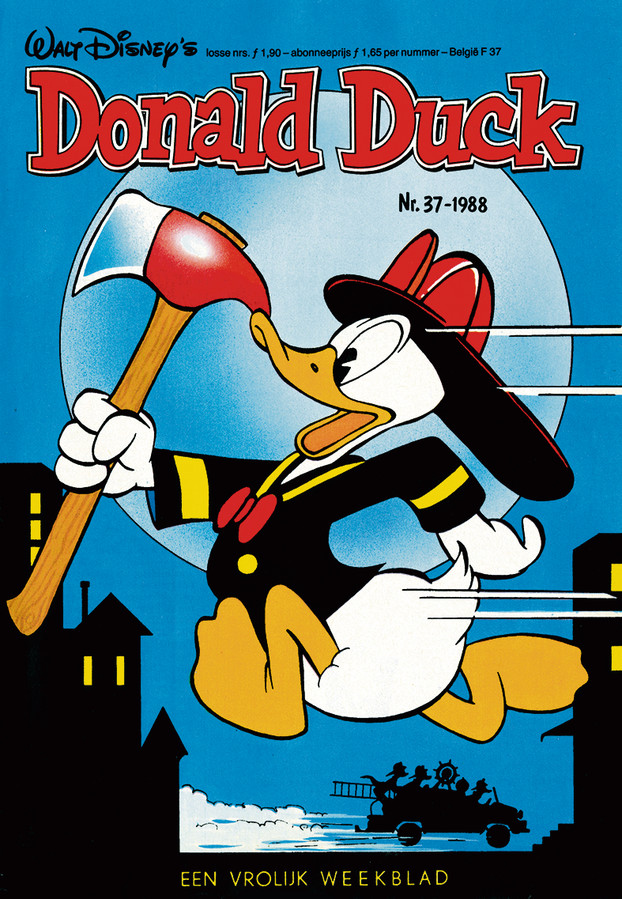 Donald Duck maakt z'n debuut in de krant: ‘Die pechvogel in dat ...