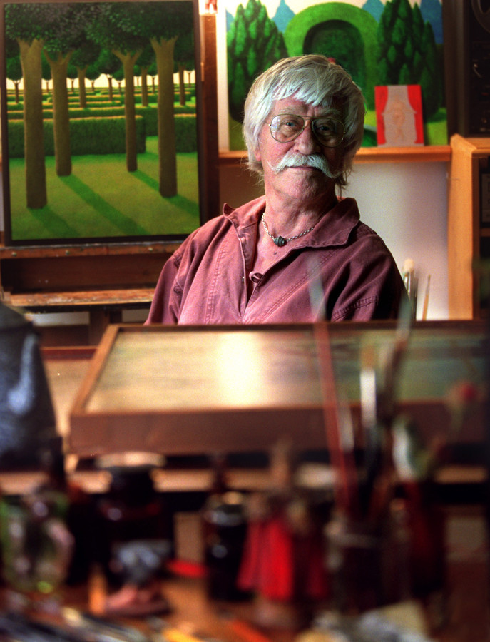 Schilderijtje Dolf Zwerver mysterieus verdwenen uit Stadskantoor ...