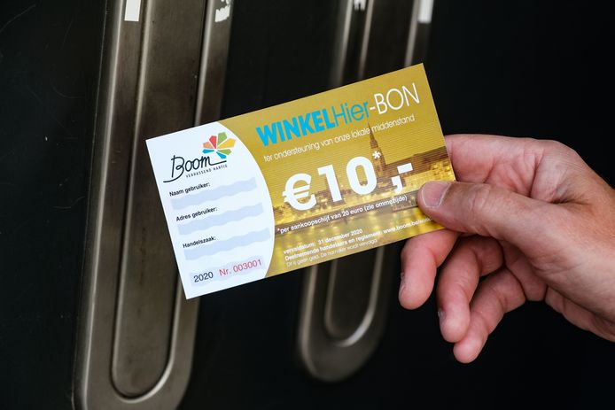 Oppositie kritisch voor snelle verdeling ‘Winkel hier’-bonnen | Boom ...