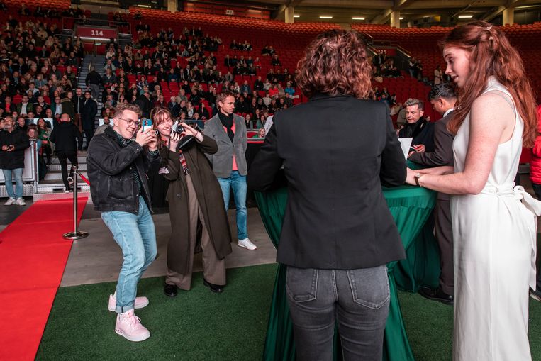 In de Arena werden zorgstudenten extra in het zonnetje gezet