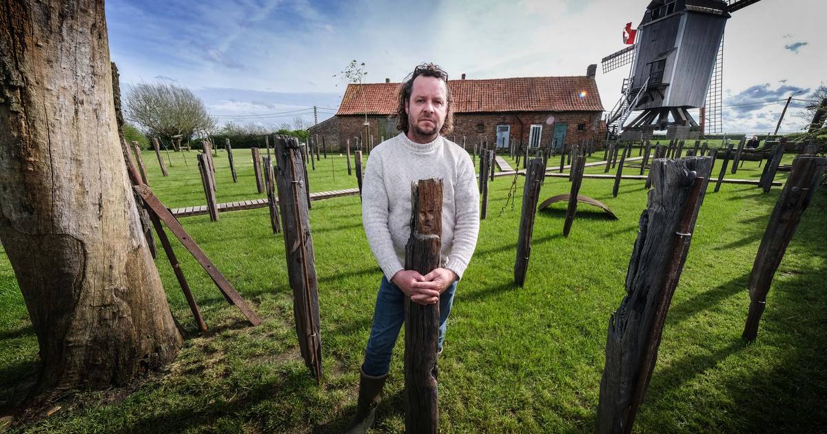 ‘Faces of War’ te bezoeken in tuin van kunstenaar Jan Fieuw: “Ideale ...