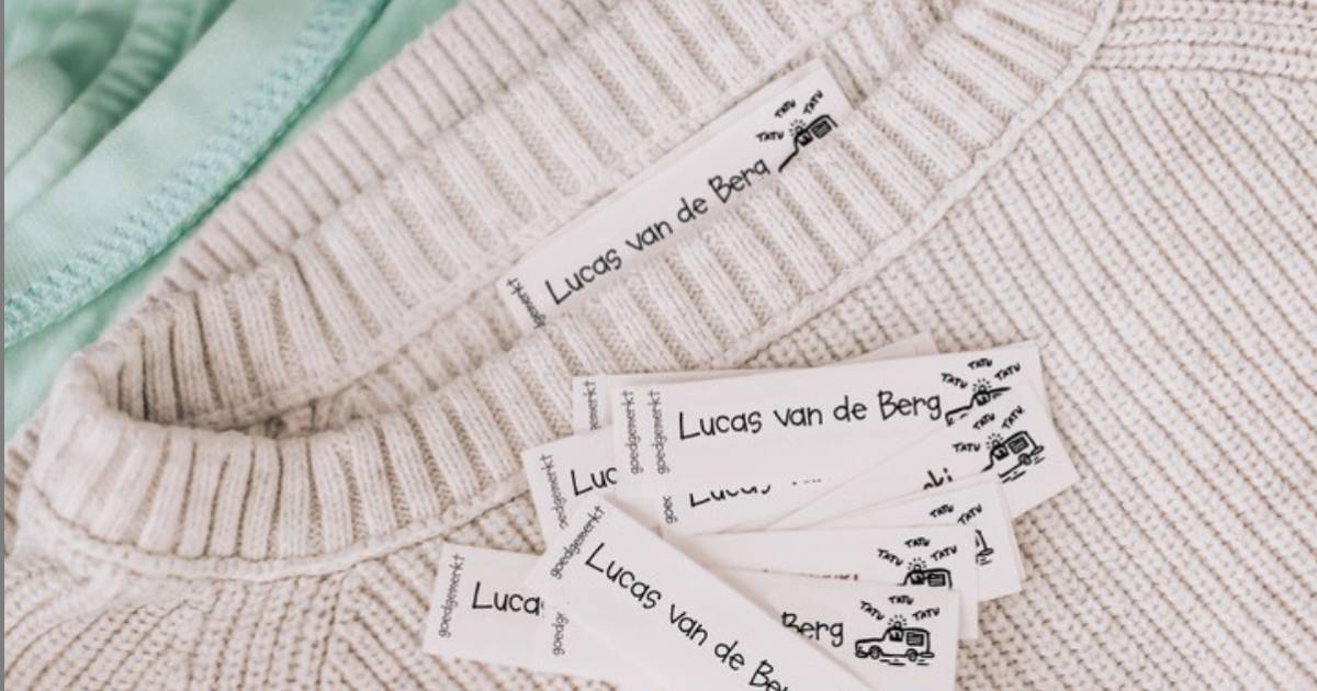 Zo gefikst: 3 tijdsbesparende tips voor de naamlabels op de kleding van ...