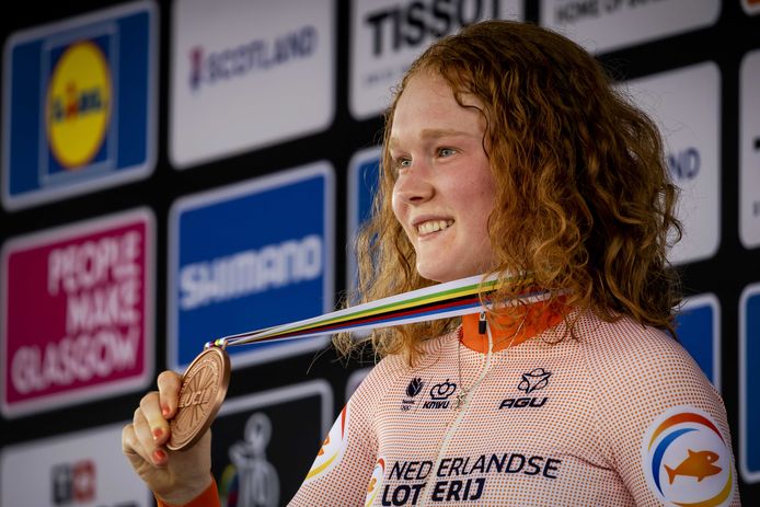 Puck Pieterse na WK-brons: ‘Kwam hier om te winnen, maar hier moet ik ook tevreden mee zijn ...